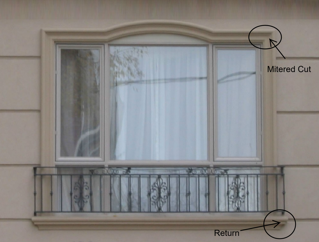 Return End – Decoramould Exterior Trim